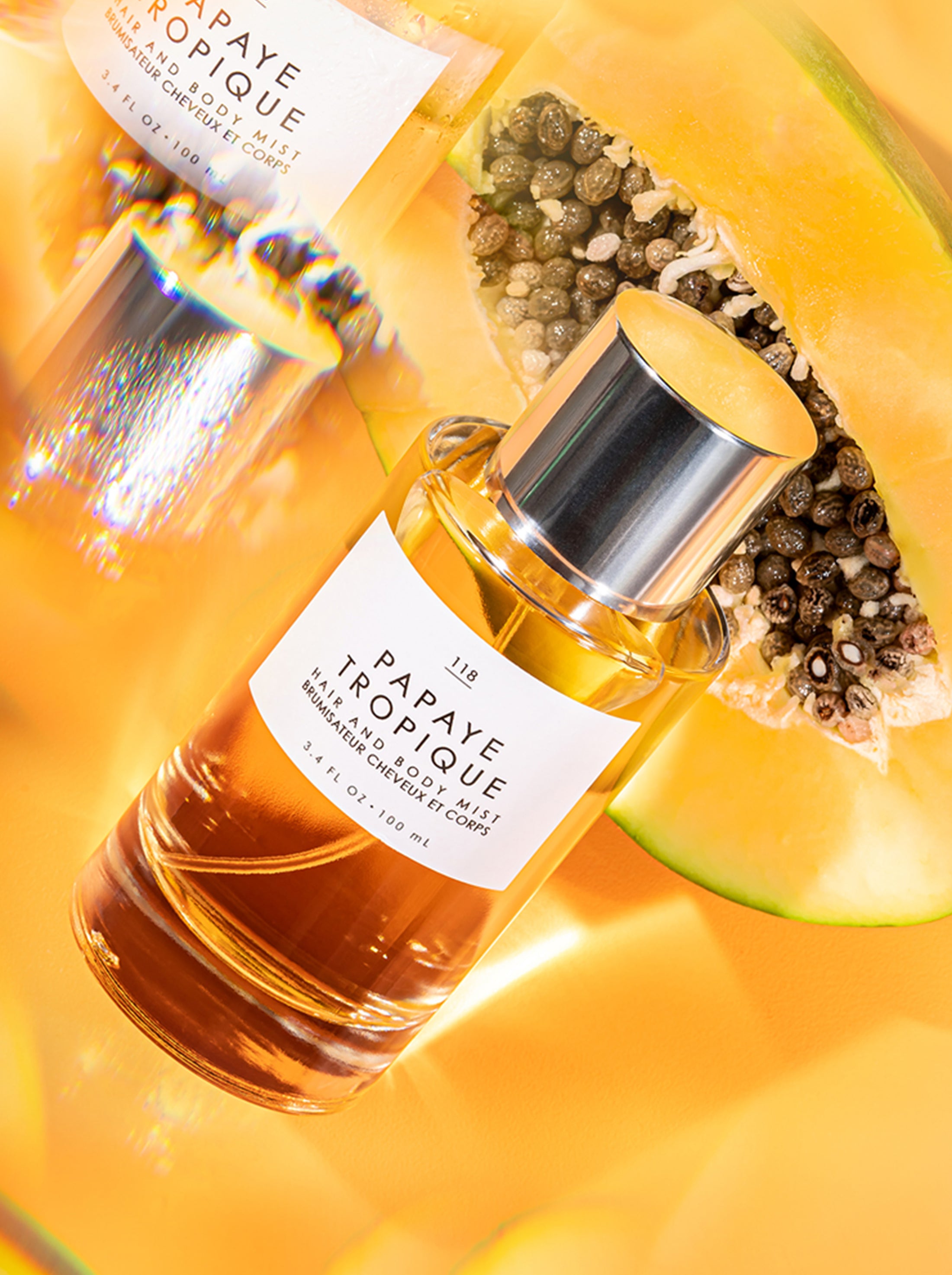 Papaye Tropique Hair & Body Mist | Papaya & Pineapple Hair & Body Mist ...